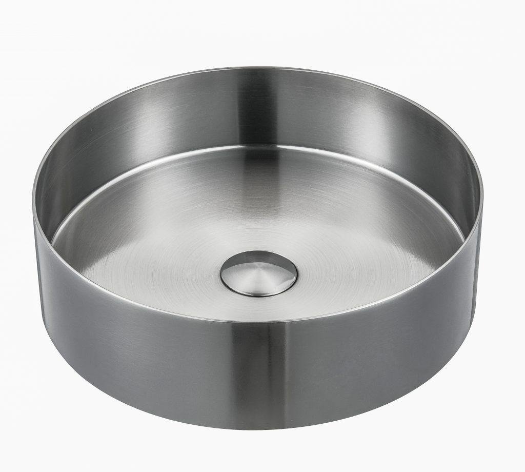 XL Vision Savoy Stainless Steel Wash Basin – Natural Angle